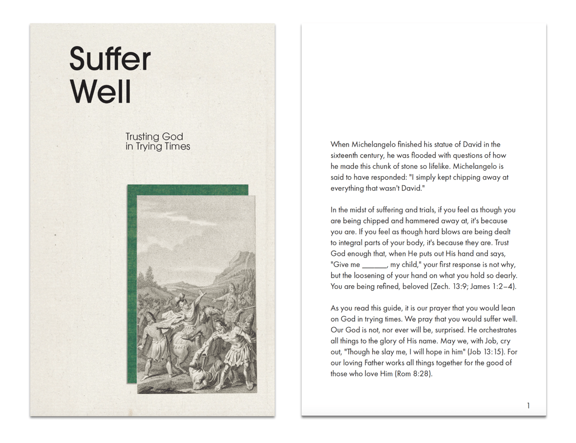 Suffer Well: A Guide to Trusting God in Trying Times